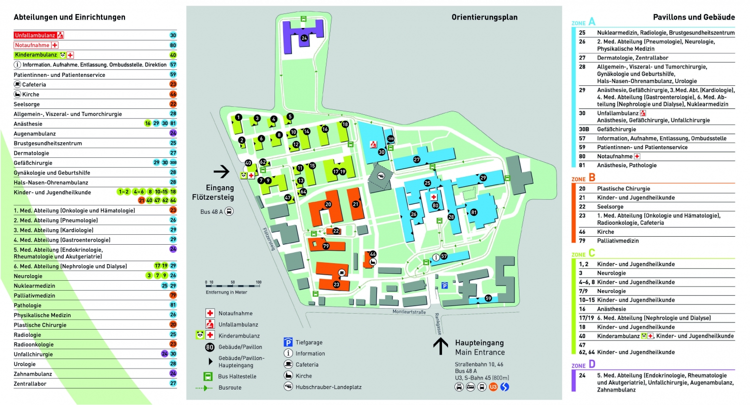 Lageplan - Wiener Gesundheitsverbund - Klinik Ottakring Lageplan - Wiener Gesundheitsverbund - Klinik Ottakring
